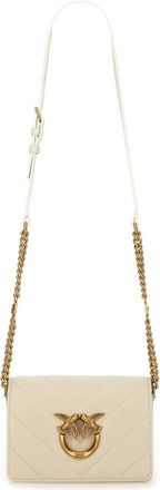 Pinko Pinko, Femme, Sacs, Beige, Taille: ONE Size Mini Love Bag Click