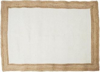 The Home Deco Factory Tapis Jute Coton Ecru 120x170cm