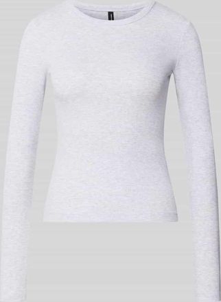 Vero Moda Langarmshirt mit schimmernder Rippstruktur