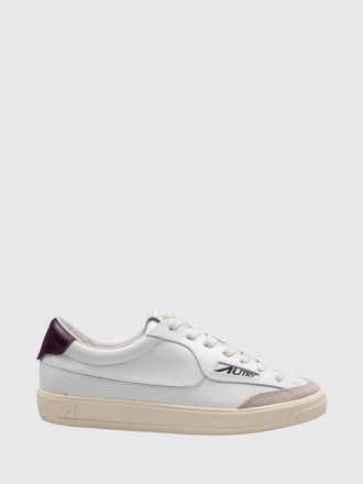Autry Zweifarbige niedrige Windscape Sneakers aus Leder und Wildleder