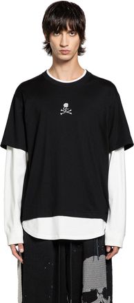 MASTERMIND WORLD MAN BLACK T-SHIRTS & TANK TOPS