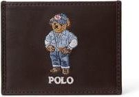 Polo Ralph Lauren Portefeuille &agrave; logo en cuir de vache