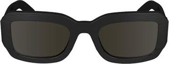 Calvin Klein Unisex Adult Sunglasses CK24511S - Black with Solid Brown Lens