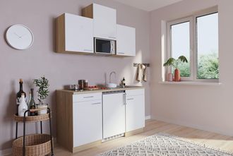 Respekta Respekta Luis K&uuml;chenzeile, Holzwerkstoff, Wei&szlig;, 150 cm