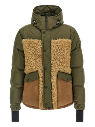 Moncler doudoune Grifford &agrave; empi&egrave;cements textur&eacute;s - Vert