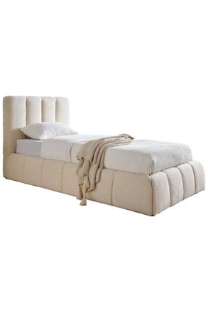 Boxxx Polsterbett, Beige, Holz, Pappel, massiv, 90x200 cm, Stoffauswahl, in verschiedenen Gr&ouml;&szlig;en erh&auml;ltlich, Schlafzimmer, Betten, Polsterbetten