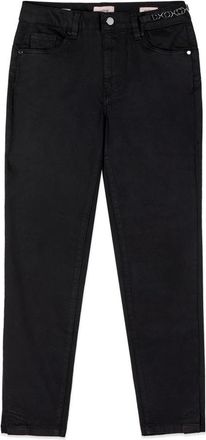 Oltre Femme, Jeans, Noir, Taille: 44 FR Pantalon Skinny avec Cha&icirc;ne M&eacute;tallique