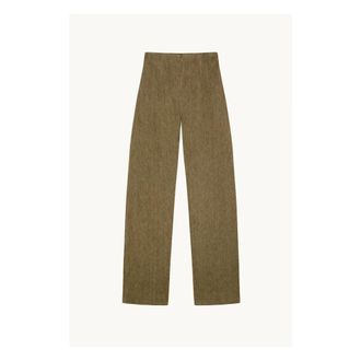 Cortana Trapani High-Waist Wide Hose - - Trousers - Damen - Gr&uuml;n - XL