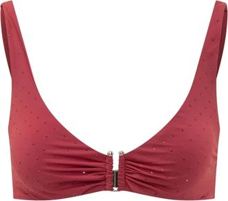 Sundek Femme, Maillots de bain, Rouge, Taille: 40 FR Bralette Bikini Top