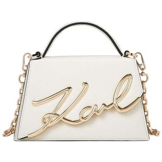 Karl Lagerfeld Sac Bandouli&egrave;re Essentials A1W30038 Blanc