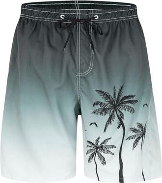 Generic Maillot Short de Bain Homme Piscine S&eacute;chage Rapide Surf l&eacute;t&eacute; Hawa&iuml;en Short de Plage Imprim&eacute; avec Poche 2026