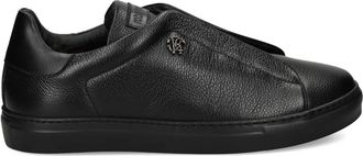 Roberto Cavalli Sneakers mit Logo-Schild - Schwarz