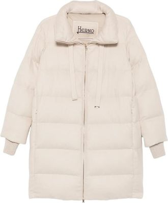 Herno Quilted-pattern Padded Coat