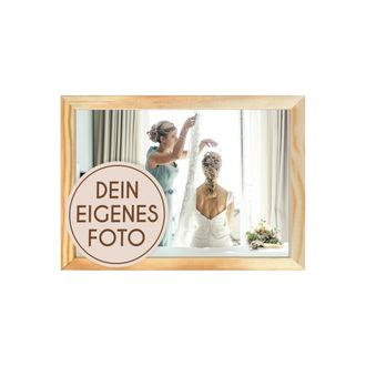 Wackadoo Bilderrahmen mit eigenem Foto - Poster mit Wunschmotiv - Personalisierte Geschenke - Wunschmotiv - eigenes Bild mit Rahmen - eigenes Foto (Natur, 10 x