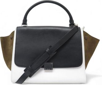 Celine Crossbody Bags - CELINE TRAPEZE MM 169543 LEDER & Wildleder TRIKOLO - Gr. unisize - in Bunt - f&uuml;r Damen