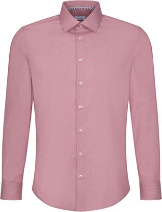 Seidensticker Herren Slim Fit Langarm Hemd, Rot, 36 EU