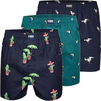 Happyshorts X Boxer, boxer et short pour homme avec suspension, Design 17, XL