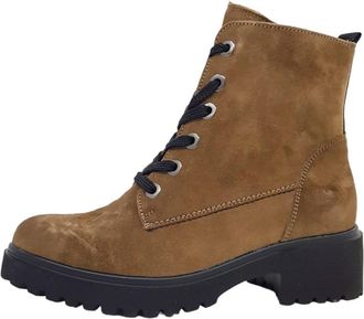 Waldl&auml;ufer H-Luise Damen Schn&uuml;rstiefel in Braun, Gr&ouml;&szlig;e 6