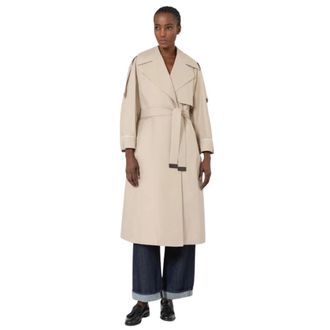 Max Mara Femme, Manteaux, Gris, Taille: 36 FR Mtcutrench Trench Coat