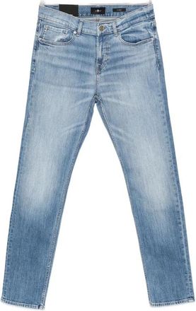 7 For All Mankind Homme, Jeans, Bleu, Taille: W30 Slimmy Jeans