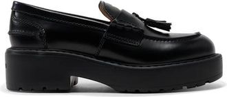 Miu Miu Mocassins en cuir de veau bross&eacute;