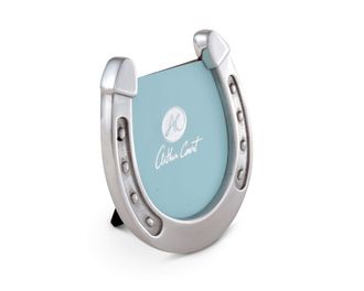 Arthur Court Designs Hufeisen-Fotorahmen, Aluminium, 10 x 15 cm