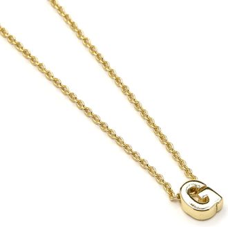 Luxenter Halskette mit Alphabet-Finish 18 Karat - Buchstabe G, Mediano, Metall, ohne Edelstein, Mediano, Metall, Kein Edelstein