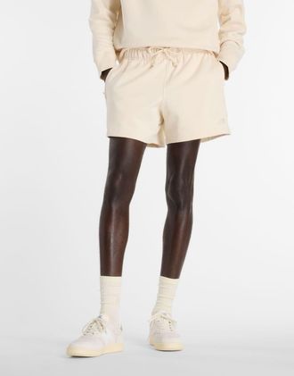 New Balance Athletics - Short en tissu &eacute;ponge 5 - Permafrost-Blanc