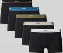 HUGO BOSS Slim Fit Trunks aus Baumwoll-Mix im 5er-Pack Modell 5P ESSENTIAL