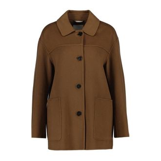 Max Mara Femme, Vestes, Brun, Taille: 38 FR Manteau Giugno