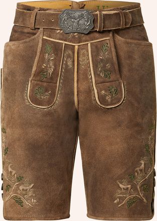 HIRSCHER Hirscher Trachten-Lederhose Miesbach braun