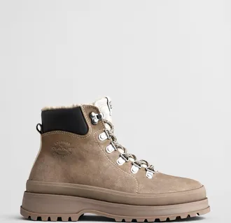 GANT Damen Mittelhoher Wintly Stiefel (37) TAUPE BEIGE