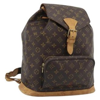 Louis Vuitton Pre-owned Montsouris GM Rucksack - - Pre-owned - Damen - Braun - ONE SIZE