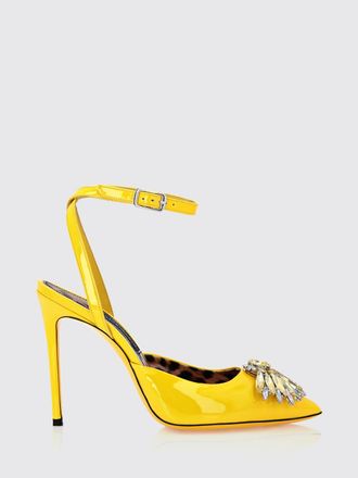 Philipp Plein Escarpins en cuir verni &agrave; cristaux avec talon aiguille