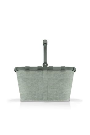 Reisenthel Einkaufskorb Carrybag frame twist sage, Jadegr&uuml;n, Textil, 22 L, quadratisch, 49x29x28 cm, Freizeit, Koffer & Taschen, Einkaufsk&ouml;rbe