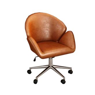 Generic B&uuml;rostuhl, Ergonomischer Drehbarer Gaming-Sitz for Zuhause Und B&uuml;ro, 140 Kg Tragkraft, H&ouml;henverstellbar(Brown)