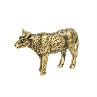 Generic Messing Massive K&uuml;he Tischplatte Miniaturen Figur Rinder Statue B&uuml;ro Studie Dekorative Ornament Bronze Tier Modell Skulptur Kinder Sand Tisch Dekor