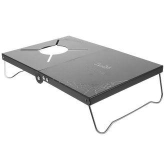 BESTONZON Klappbarer Leichter Campingtisch aus Aluminium Kompakt Faltbar mit Tragetasche Tragbarer Outdoor Tisch f&uuml;r Camping Picknick und Reisen