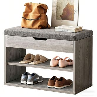Generic Schuhbank, Schuhregal mit Sitzbank, Sitzbank mit Stauraum, platzsparende Lange Schuhwechselbank f&uuml;r kleine R&auml;ume, f&uuml;r Eingangsbereich und Schlafzimmer