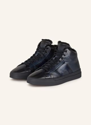 Santoni Hightop-Sneaker blau