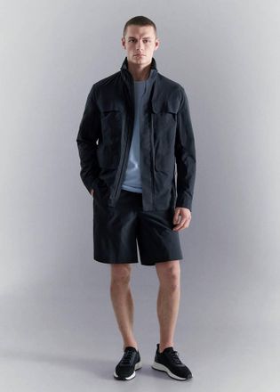 Mango Veste water repellent Thermolite bleu marine - Homme - XXL - MANGO MAN