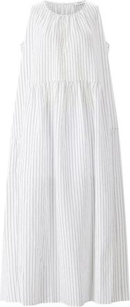 Meimeij Femme, Robes, Blanc, Taille: 38 FR Robe Maxi Sans Manches