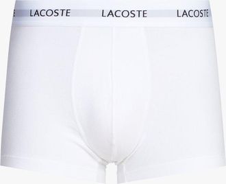 Lacoste Lot de trois boxers en coton m&eacute;lang&eacute;