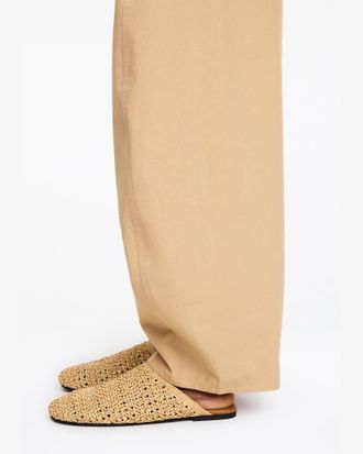 Arket H&auml;kel-Pantolette -Beige
