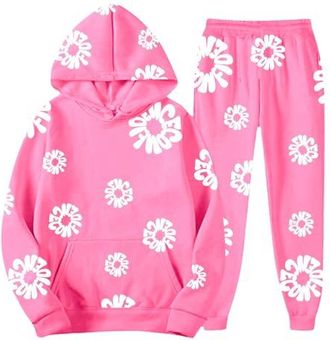 Generic Surv&ecirc;tement 2 pi&egrave;ces pour homme avec veste &agrave; capuche et fermeture &eacute;clair int&eacute;grale - Coupe droite - Style d&eacute;contract&eacute; - Sport athl&eacute;tique - Jogging - H