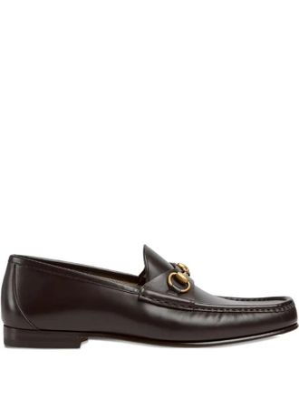 Gucci Loafer - Smooth Calf Leather Loafers - Gr. 8_5 - in Schwarz - f&uuml;r Damen