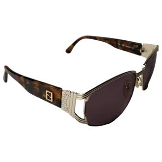 Fendi Pre-owned Metall Sonnenbrille - - Pre-owned - Damen - Mehrfarbig - ONE SIZE