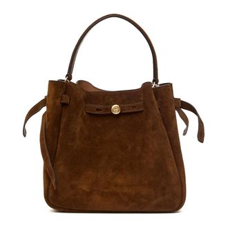 Tory Burch Sac seau Romy - Femme - Sacs - Brun - Taille: ONE Size