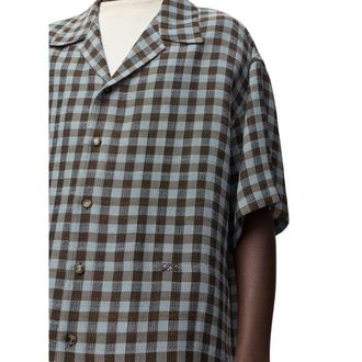 Loewe Chemise manches courtes &agrave; carreaux