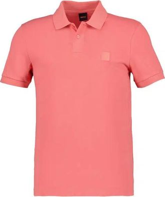 Boss Orange by Hugo Boss BOSS Orange Herren Polo-Shirt rot Slim Fit